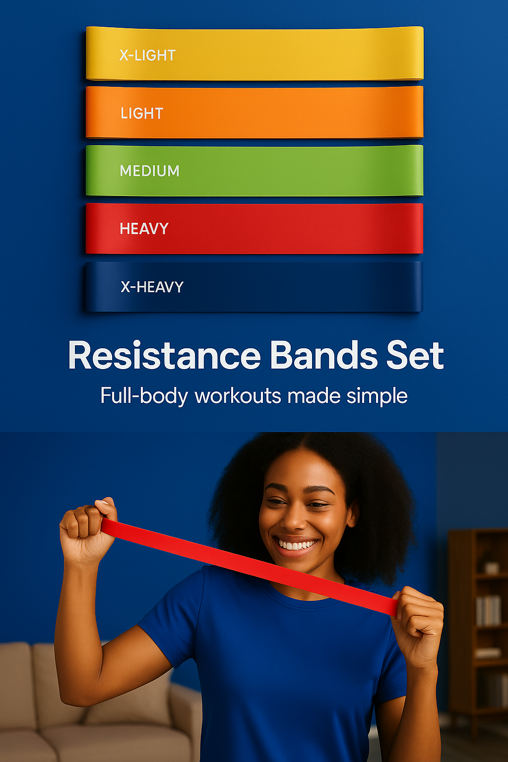 Resistance Bands Set (5-Piece) – SnapCart